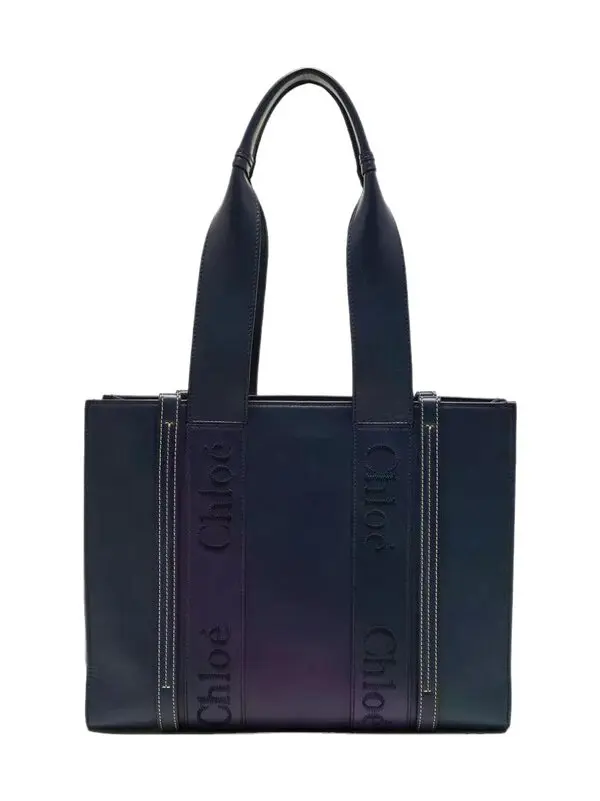 Chloé Medium Woody Tote Bag - Blue