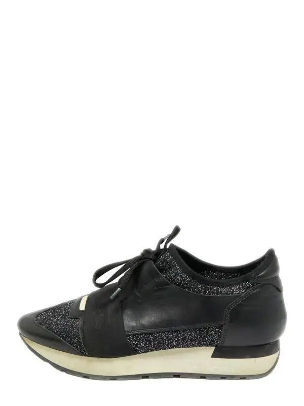 Balenciaga Race Runner Lace-up Sneakers - Black