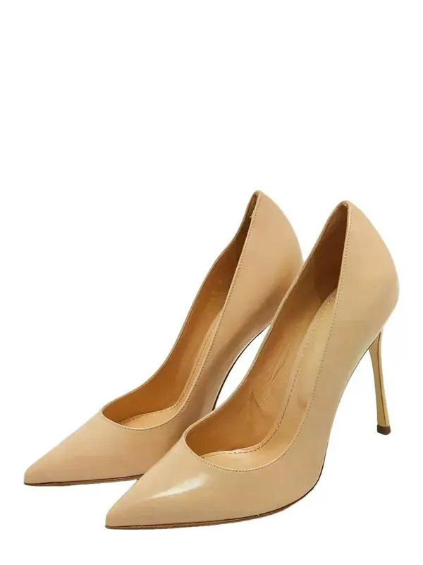 GIANVITO ROSSI Pointed-toe Leather Pumps - Neutrals