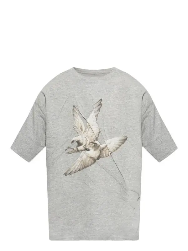 MAISON MARGIELA Crew Neck T-shirt - Gray