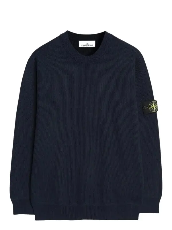 Stone Island Crew Neck Knitwear - Blue