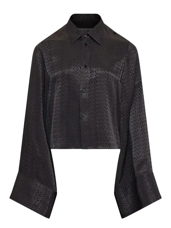MAISON MARGIELA Jacquard Shirt - Black