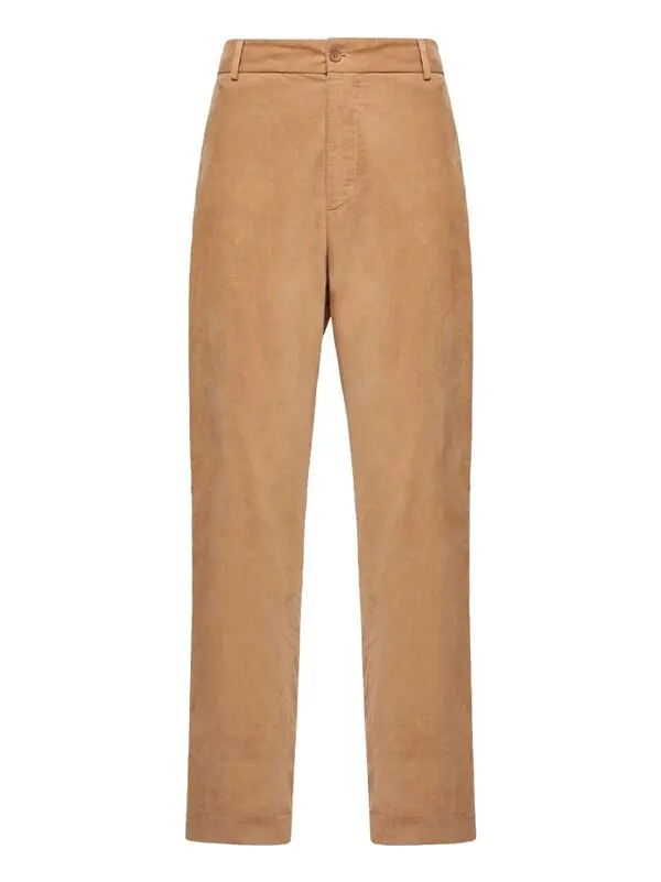 Moncler Corduroy Tailored Trousers - Beige