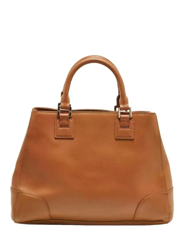 Tory Burch Robinson Saffiano Leather Tote Bag - Brown