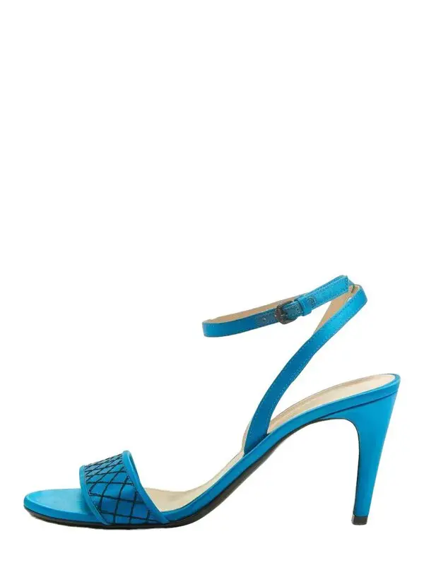 Bottega Veneta Leather Ankle-strap High Stiletto Sandals - Blue