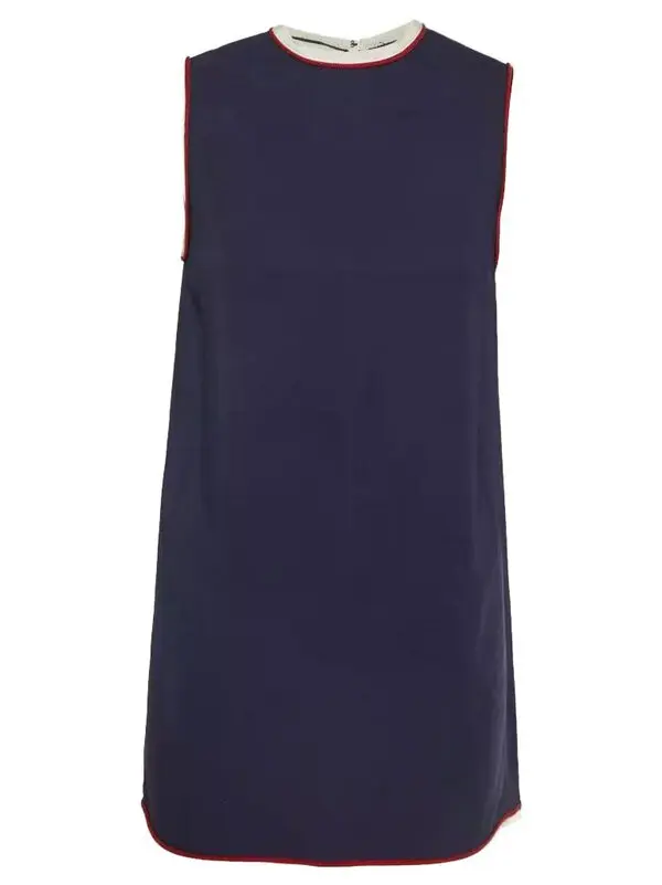 Gucci Sleeveless Tunic Mini Dress - Blue