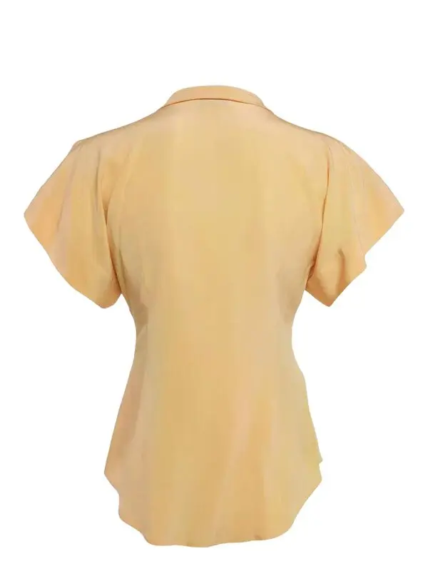 Moschino Silk Crepe Blouse - Orange