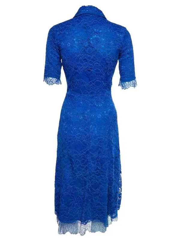 Dolce & Gabbana Guipure Lace Dress - Blue
