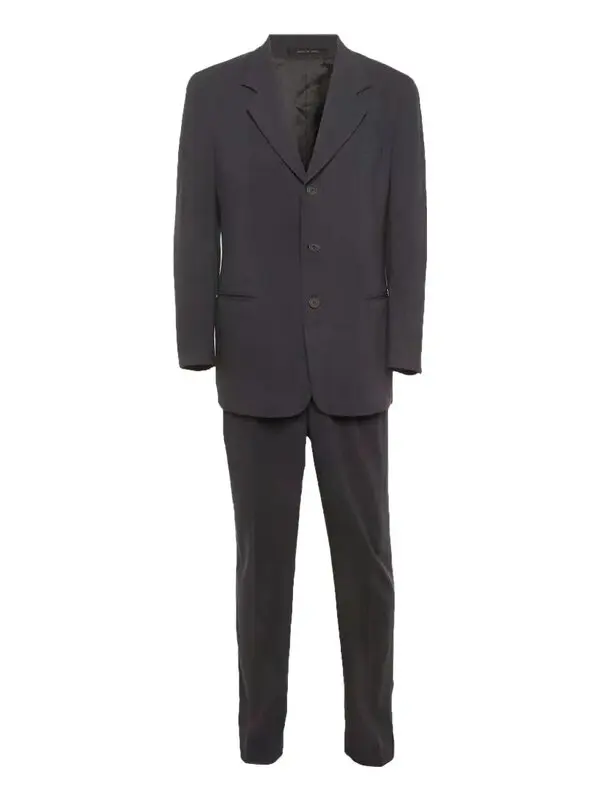 Emporio Armani Regular-fit Wool Suit - Grey