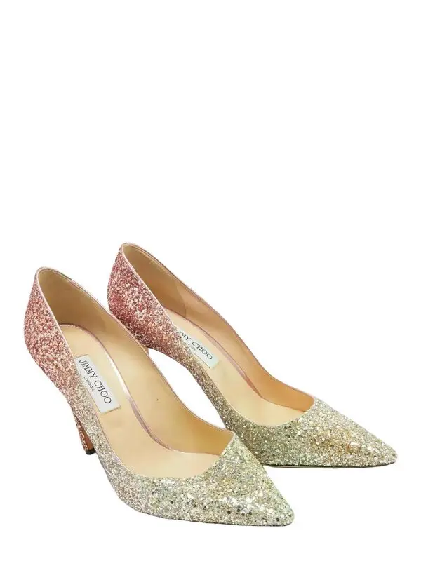 JIMMY CHOO Romy Glitter Pumps - Silver