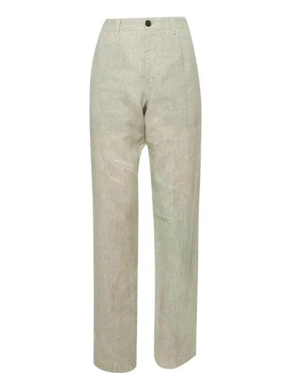 BOSS Pinstripe Tailored Trousers - Grey