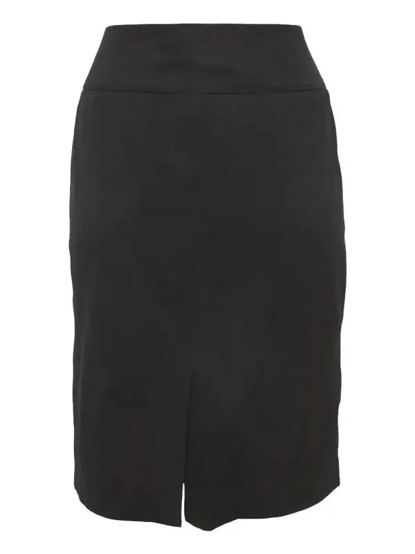 Burberry Pencil Mini Skirt - Black