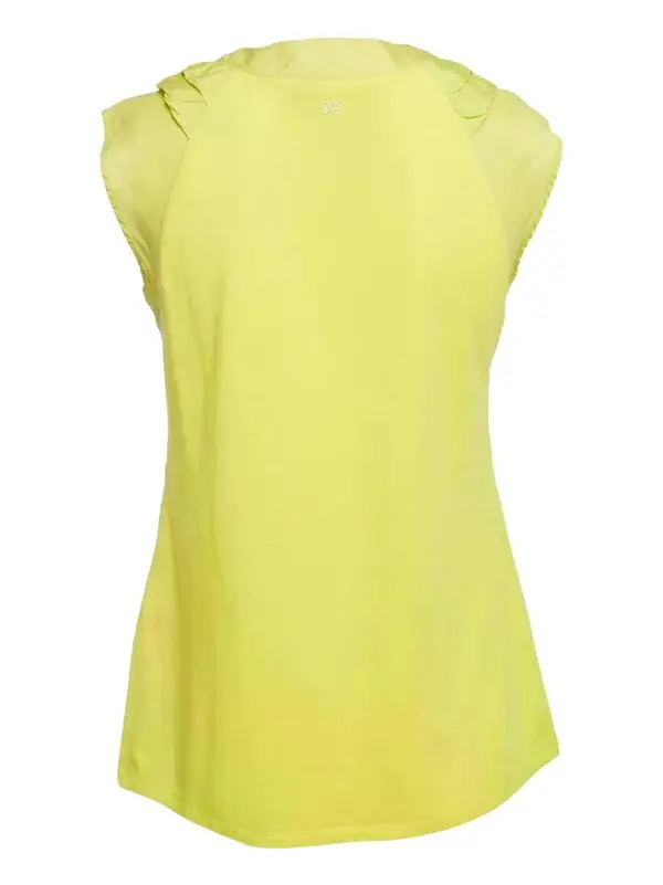 Max Mara Sleeveless Pleated Blouse - Green