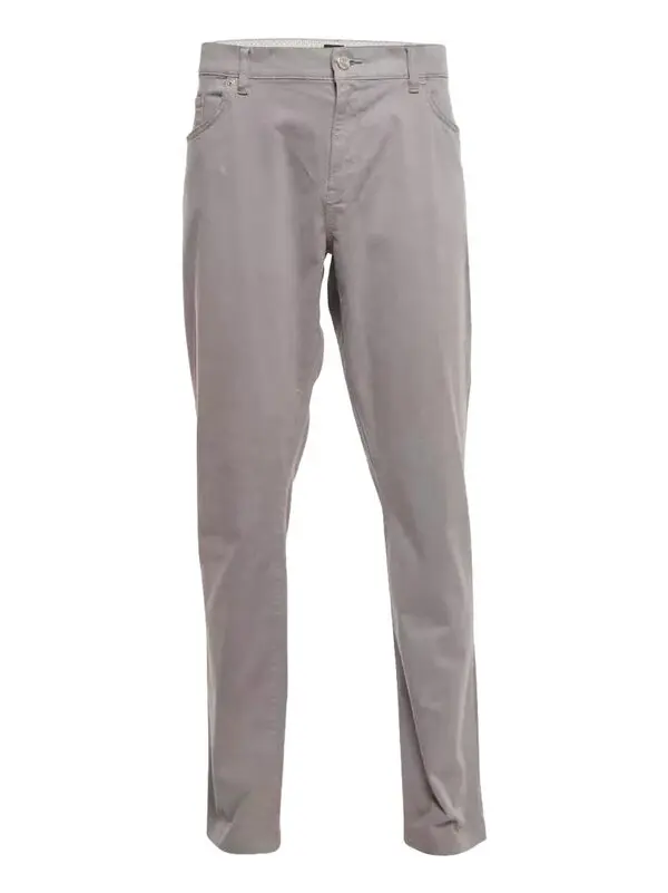 BOSS Cotton Trousers - Grey