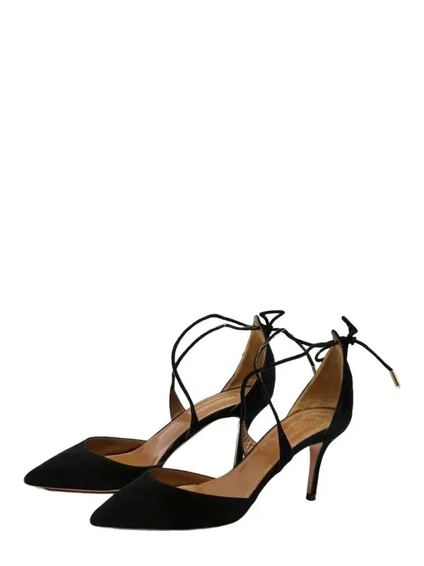 AQUAZZURA Matilde Pointed-toe Pumps - Black