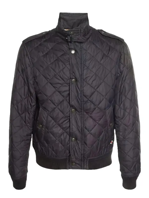 Burberry Quilted Bomber Jacket - Black