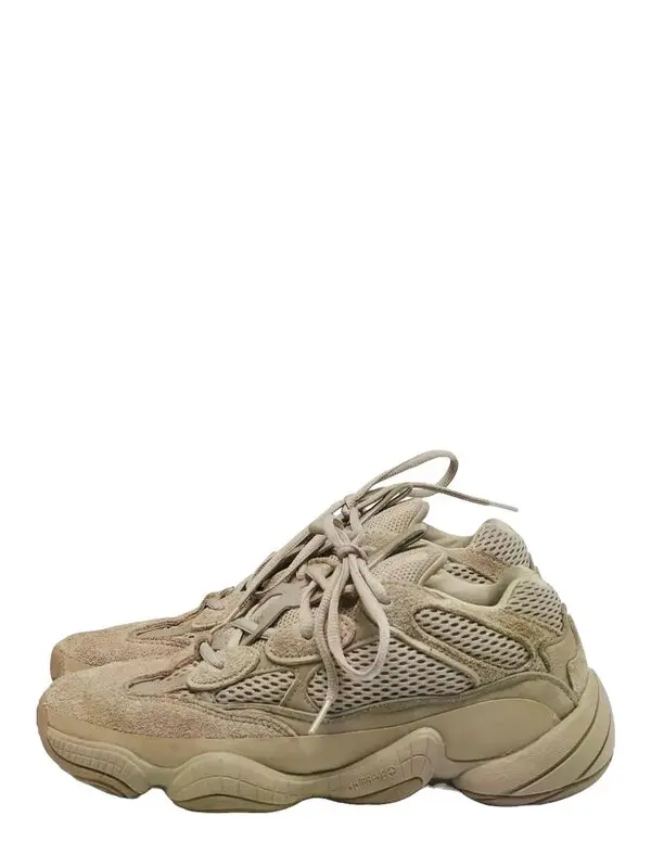 ADIDAS X YEEZY 500 Mesh Suede Low-top Sneakers - Brown