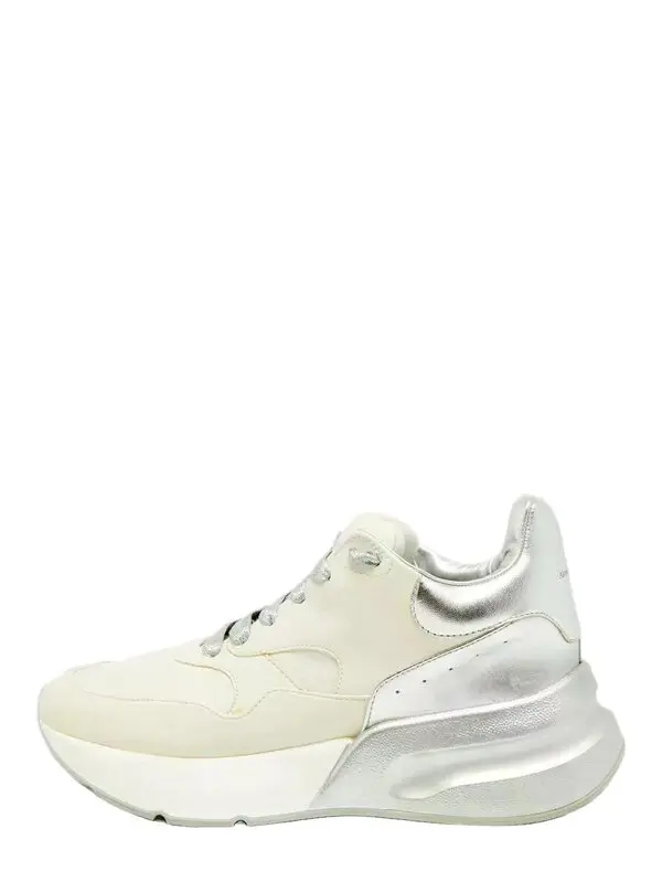 Alexander McQueen Oversized Lace-up Sneakers - Neutrals