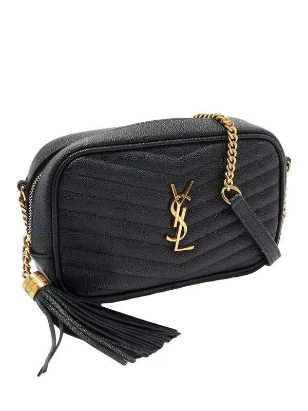 Saint Laurent Lou Matelassé Camera Bag - Black