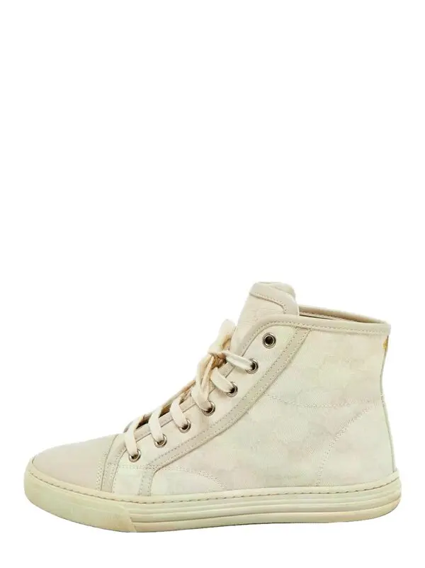 Gucci Gg Canvas High-top Sneakers - Neutrals