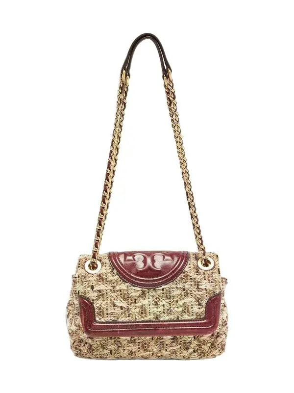 Tory Burch Small Fleming Shoulder Bag - Neutrals
