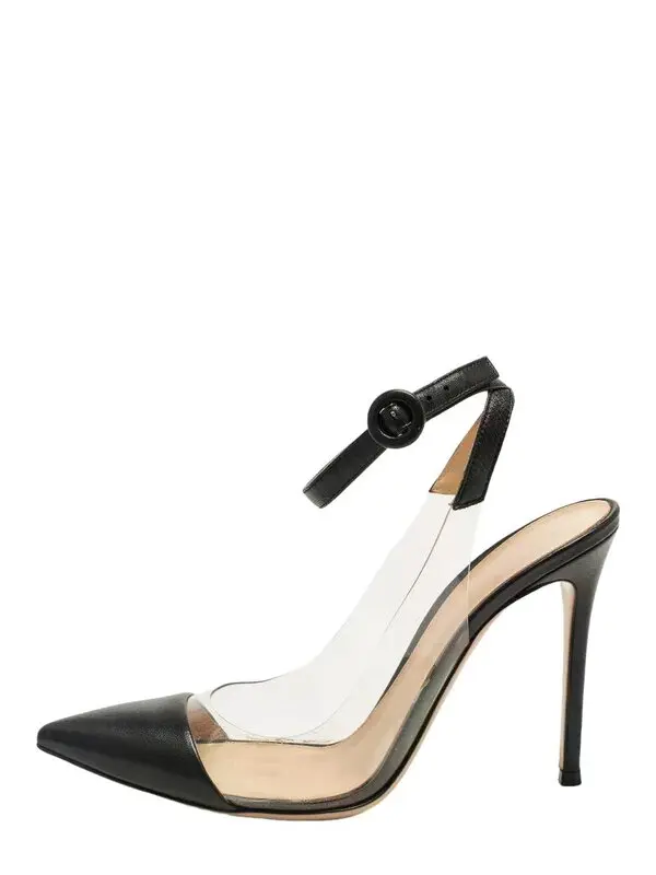 GIANVITO ROSSI Anise Ankle-strap Heeled Pumps - Black