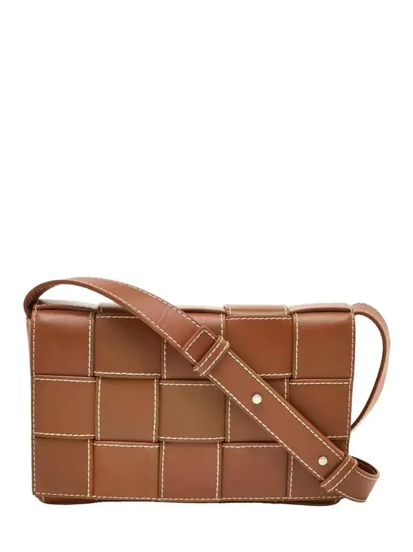 Bottega Veneta Medium Cassette Cross Body Bag - Brown