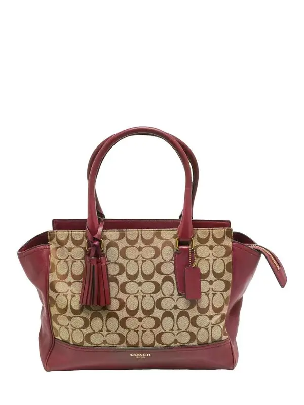 COACH Legacy Tassel Tote Bag - Red