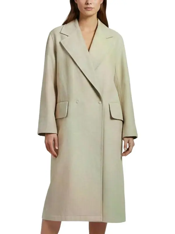 Max Mara Mescal Double-breasted Coat - Neutrals