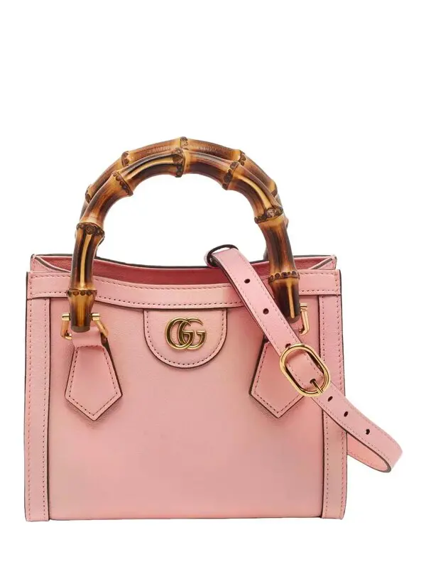 Gucci Mini Bamboo Diana Tote Bag - Pink
