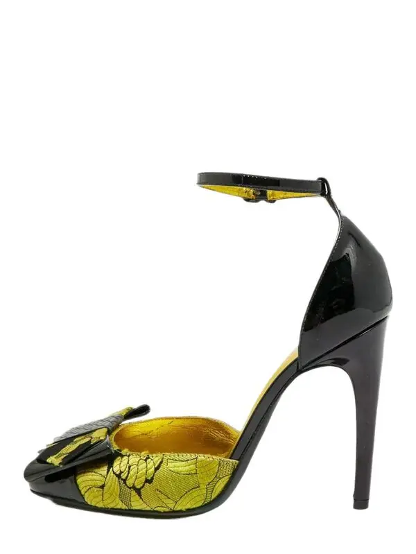 Bottega Veneta Intrecciato Bow Pumps - Yellow