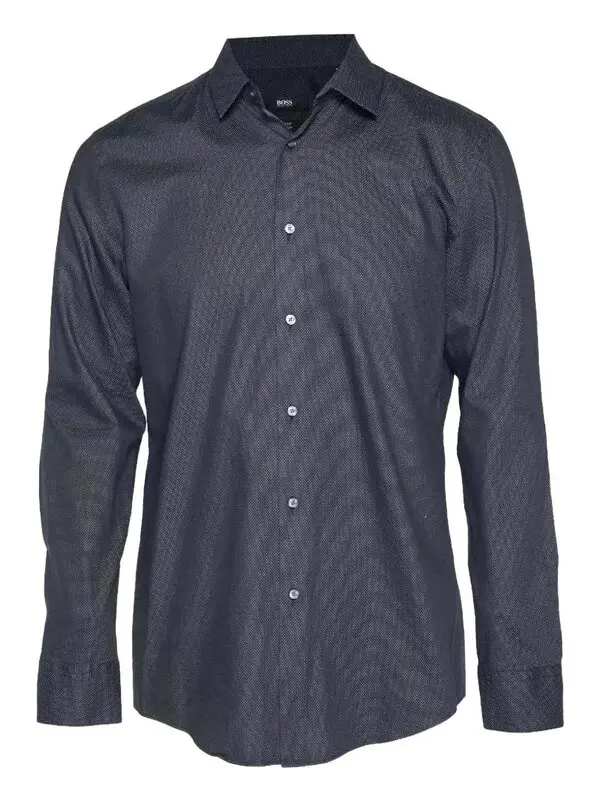 BOSS Patterned Shirt - Black