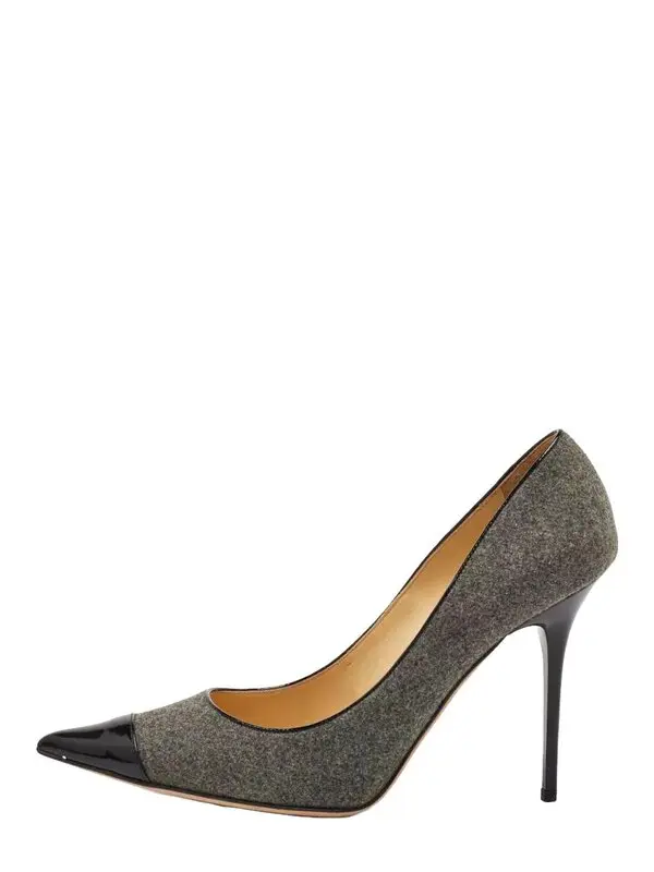 JIMMY CHOO Pointed-toe Pumps - Grey