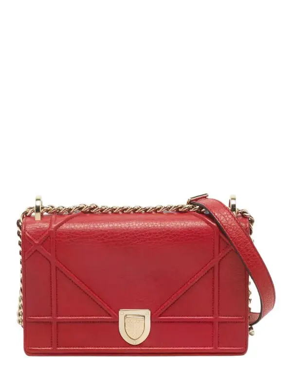 Dior Dio-ramma Cannage Shoulder Bag - Red