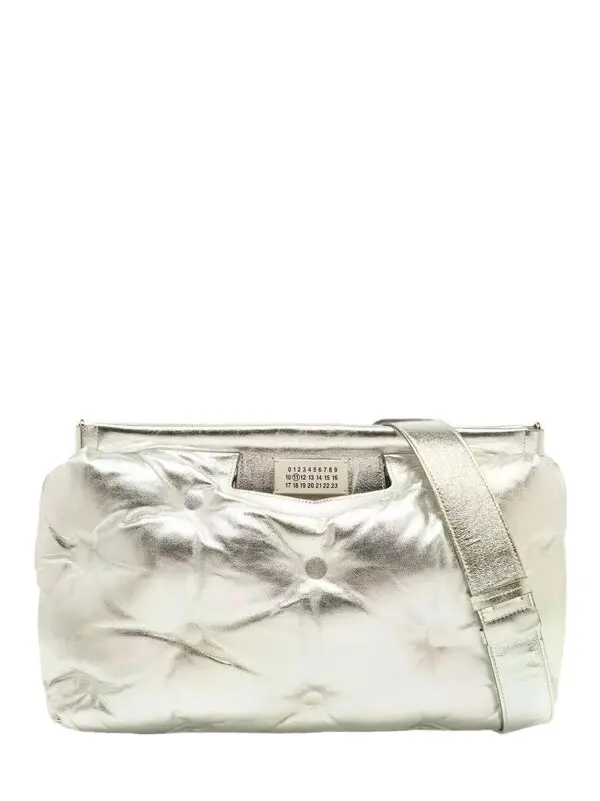 MAISON MARGIELA Glam Slam Padded Shoulder Bag - Silver