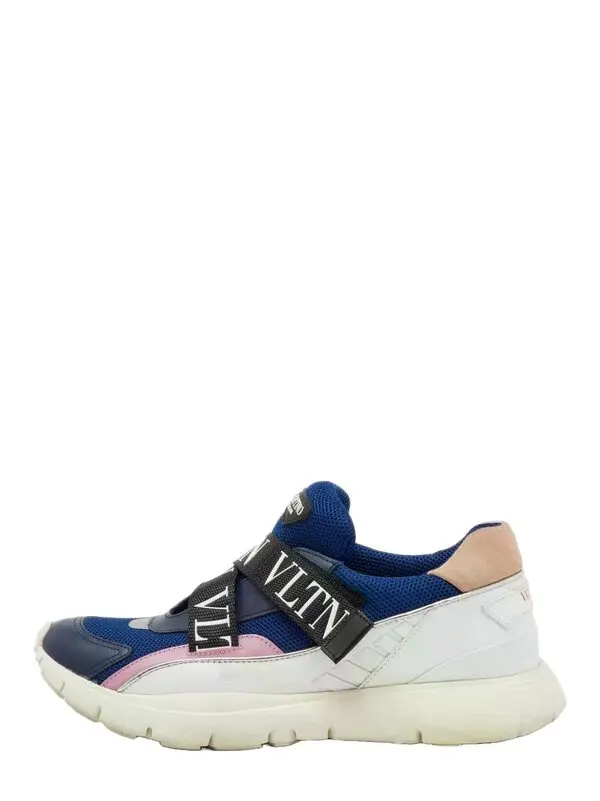 Valentino Garavani Vltn Heroes Touch-strap Sneakers - Blue