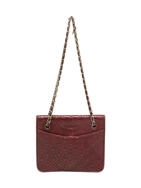 Tory Burch Fleming Quilted Shoulder Bag - Red