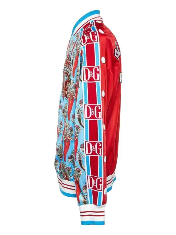 Dolce & Gabbana Pepper Print Track Jacket - Red