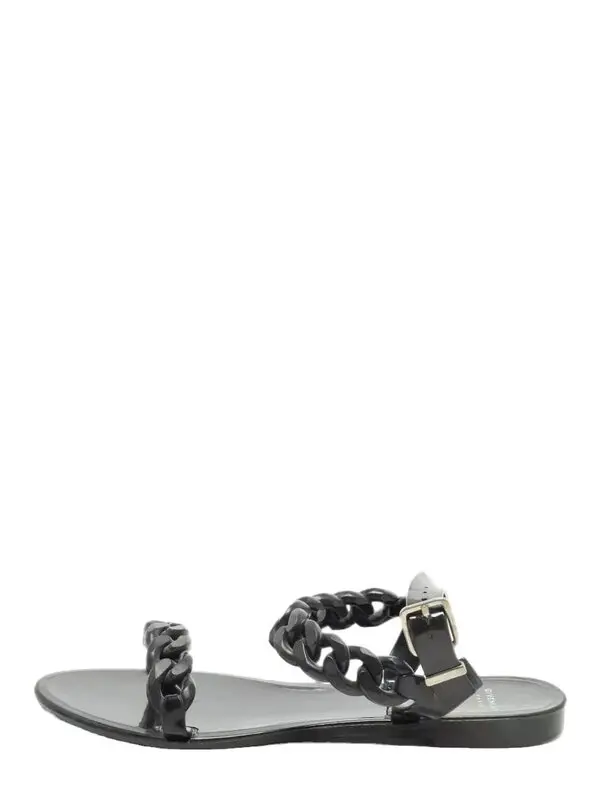 Givenchy Chain-link Flat Sandals - Black