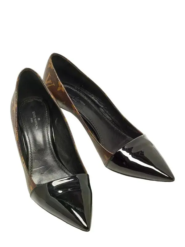 LOUIS VUITTON Monogram Canvas Fetish Pumps - Brown