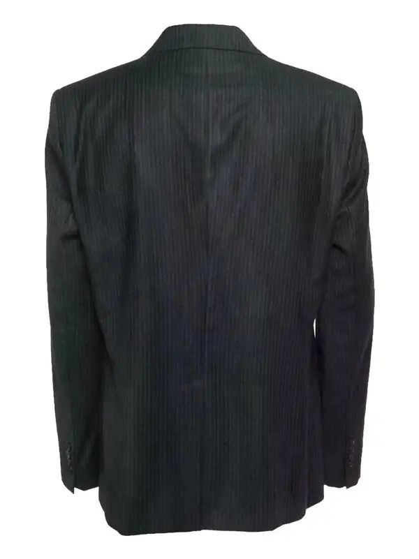 Emporio Armani Pinstripe-print Blazer - Grey