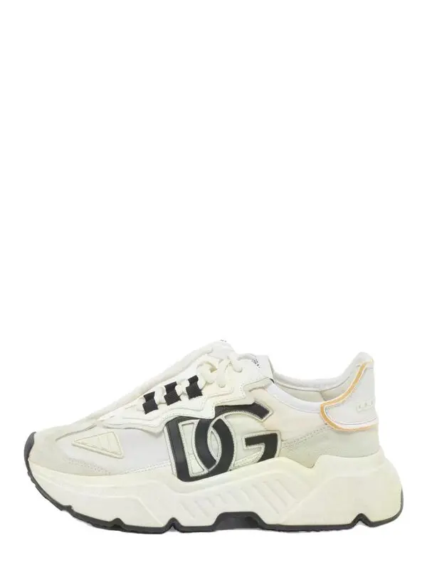 Dolce & Gabbana Daymaster Leather Sneakers - Grey