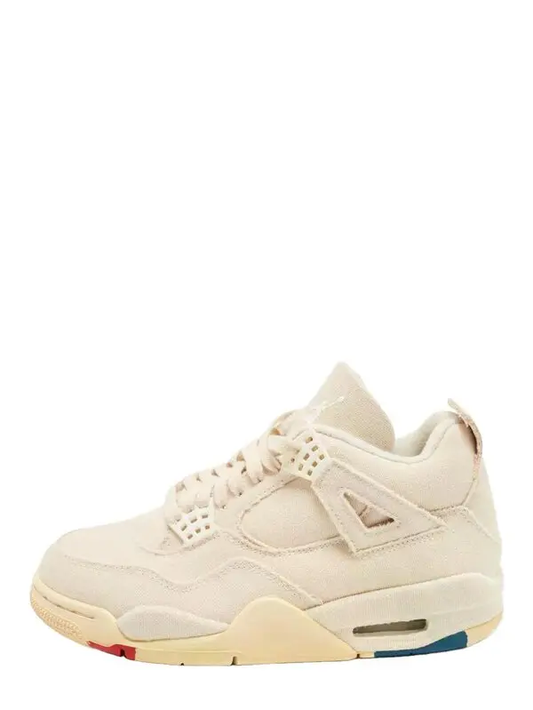 JORDAN 4 Retro "blank" Sneakers - Neutrals