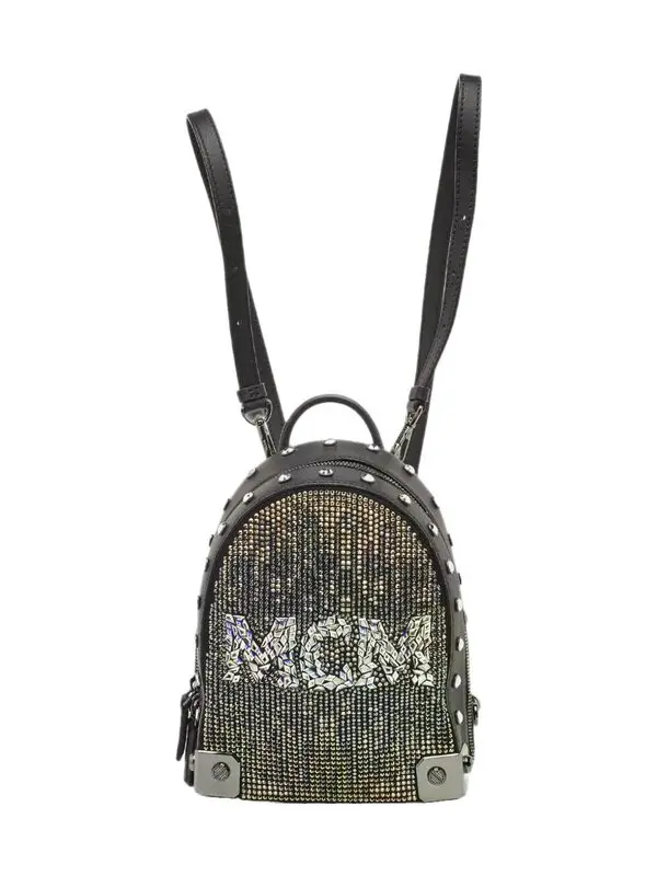 Mcm Mini Stark Bebe Boo Backpack - Black