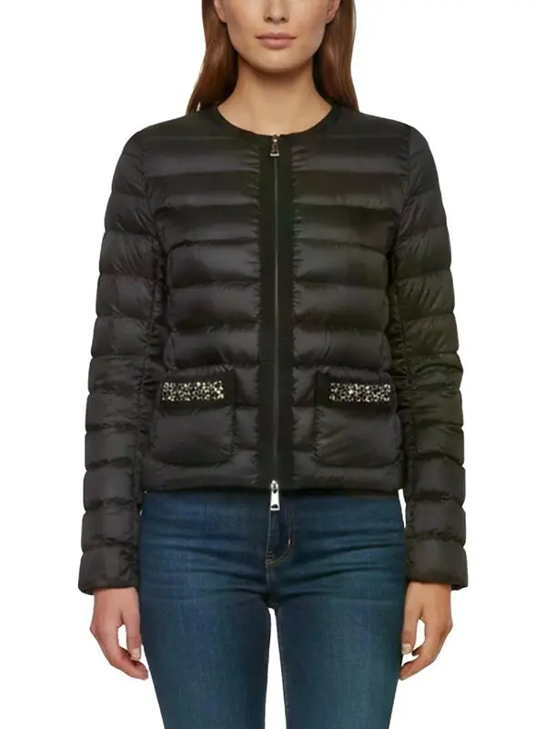 Moncler Cristalline" Quilted Jacket - Black