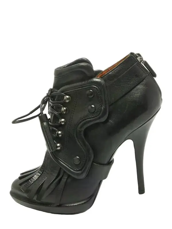 Givenchy Fringe-detail Ankle Boots - Black