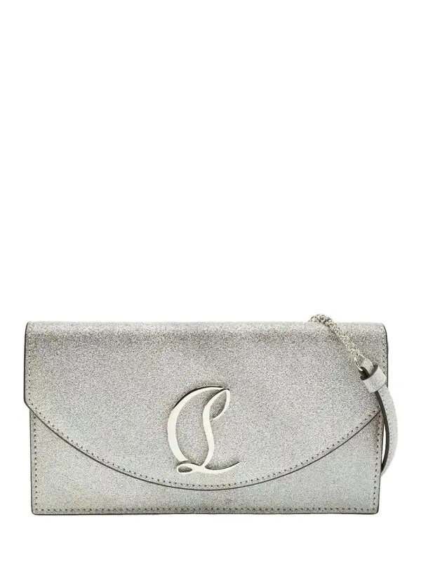 CHRISTIAN LOUBOUTIN Loubi54 Clutch Bag - Silver