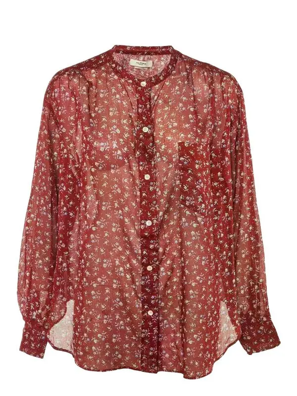 ISABEL MARANT VINTAGE Floral Print Shirt - Red