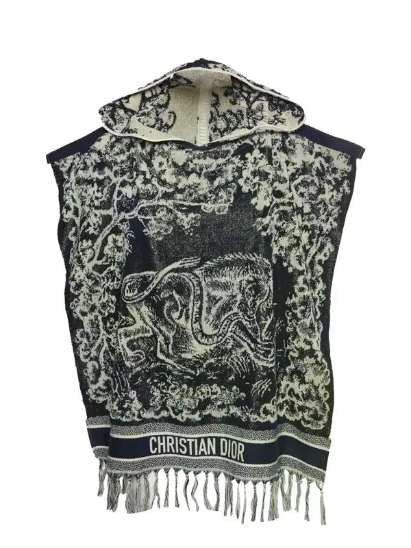 Dior Toile De Jouy Poncho - Blue
