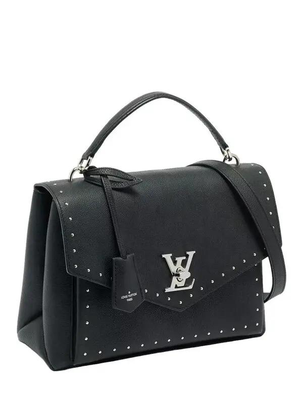 LOUIS VUITTON Mylockme Studded Tote Bag - Black